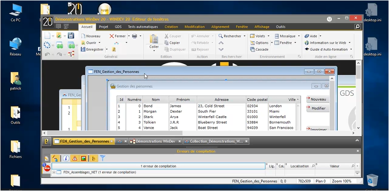 Formation WinDev 20 : Niveau Avancé - Techniques et Outils