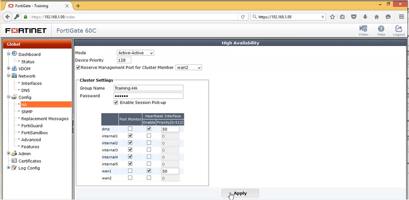 Formation Fortinet Fortigate UTM: Fonctionnalités avancées
