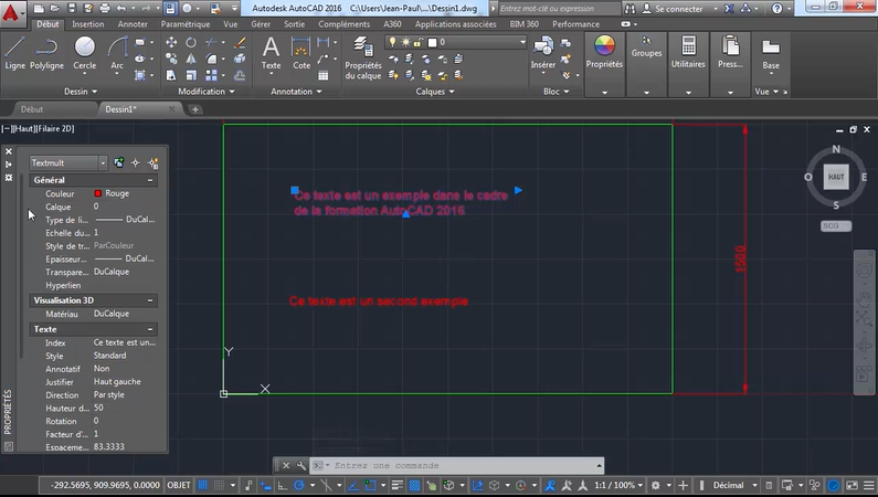 Fondamentaux AutoCAD 2016 - Formation en ligne