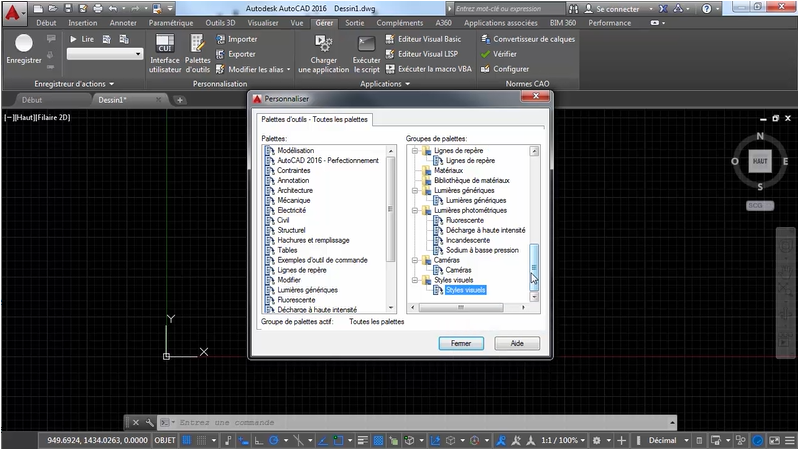 Techniques Avancées AutoCAD 2016 - Formation en ligne