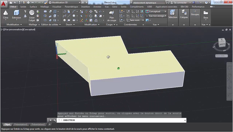 Modélisation 3D AutoCAD 2016 - Formation en ligne