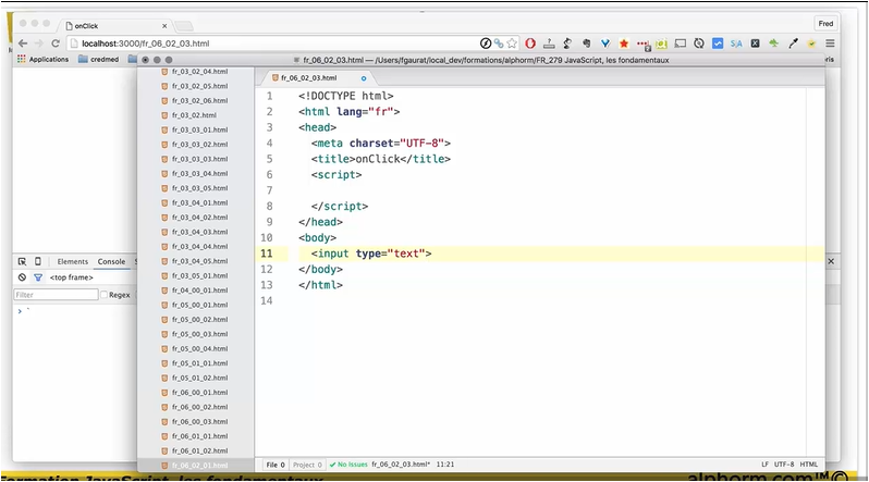 Formation JavaScript : Les Fondamentaux