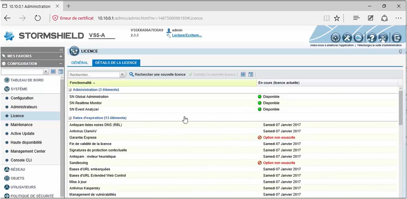 Formation complète Stormshield - Sécurité Réseau