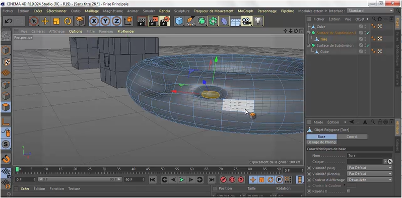 Cinema 4D R19 : Les Fondamentaux - Formation Complète