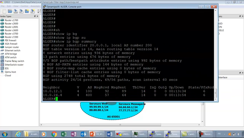 Cisco BGP - Mise en œuvre des routeurs Cisco