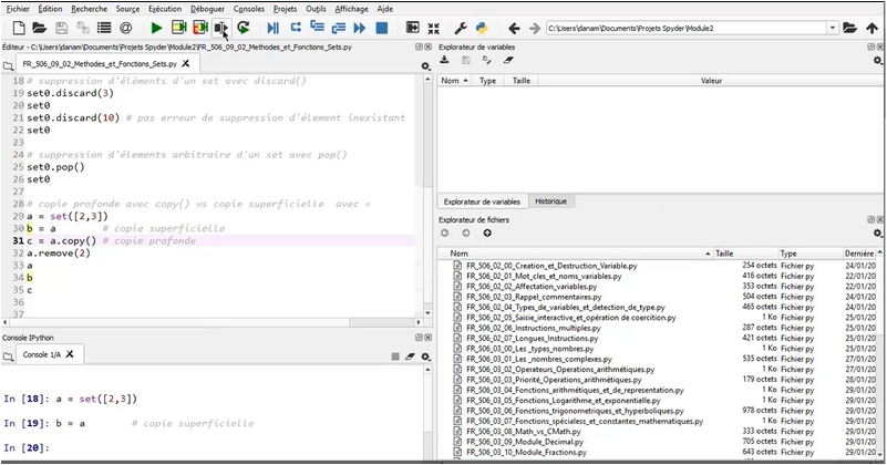 Types de Variables Python - Formation Data Science