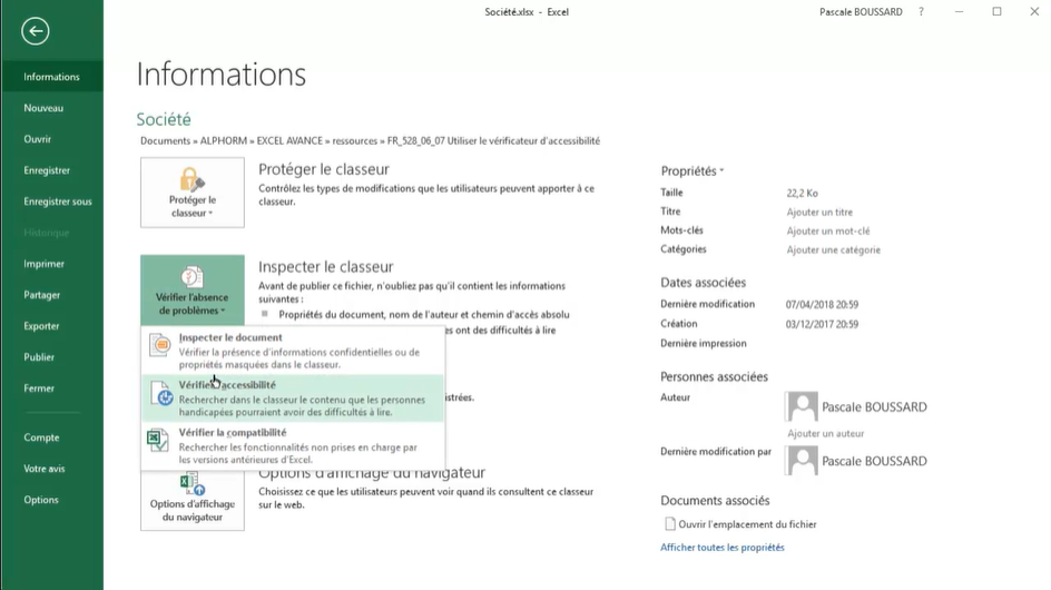 Formation Avancée sur Excel 2016 - Cours Complet