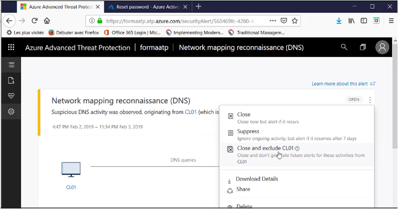 Formation Azure ATP : Maîtrisez Advanced Threat Protection