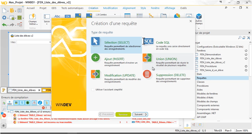 Formation WinDev 25 : Les Fondamentaux - Initiation
