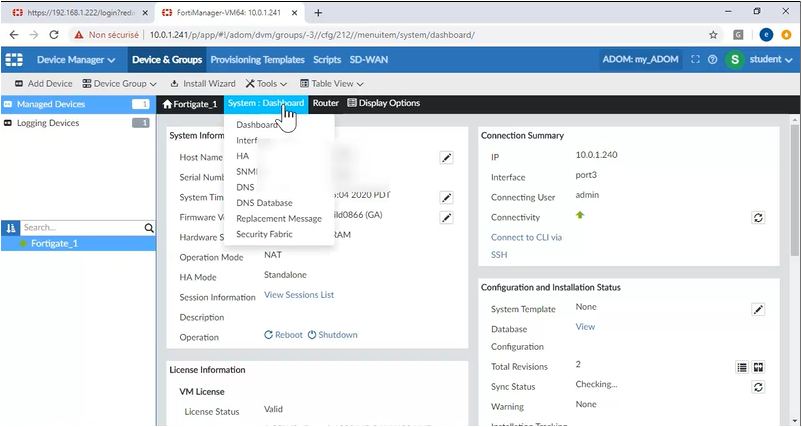 Formation FortiManager : Déployez et configurez en conditions réelles
