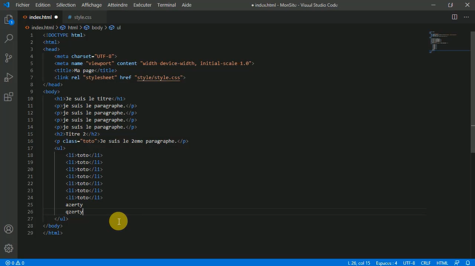 Formation Visual Studio Code et Emmet : Coder plus vite | Alphorm.com