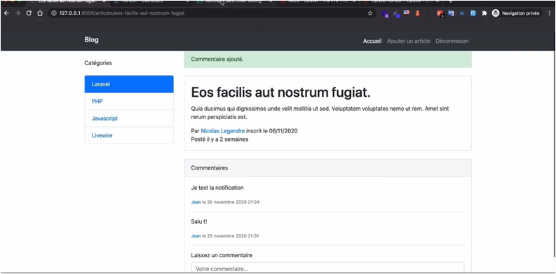Guide Laravel Débutant - Formation Complète