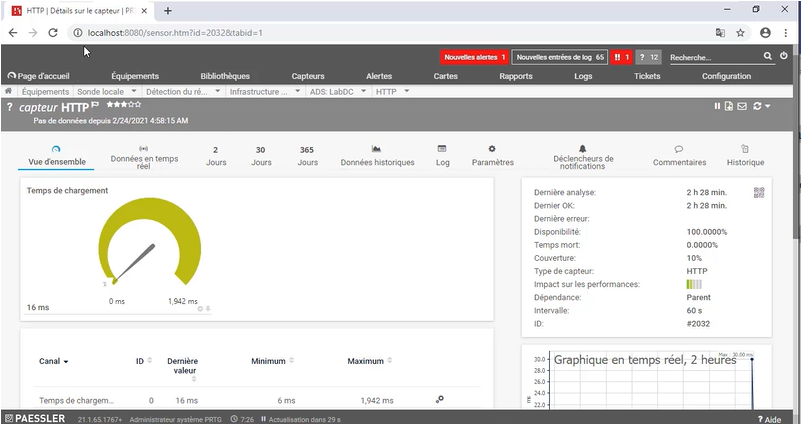 Formation PRTG Network Monitor : Installation et Configuration