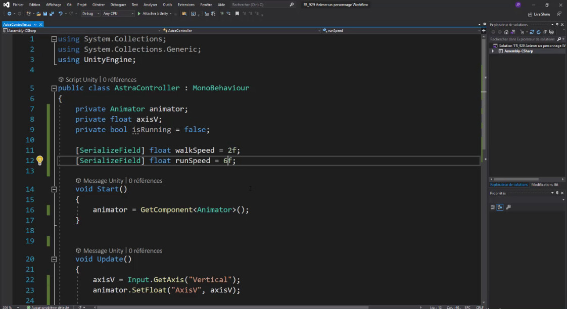 Unity : Animer vos Personnages en 3D - Formation Complète