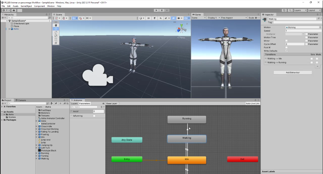 Unity : Animer vos Personnages en 3D - Formation Complète
