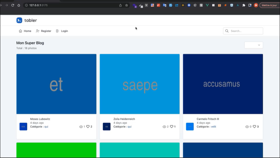 Créer une application complète avec Vue JS 3