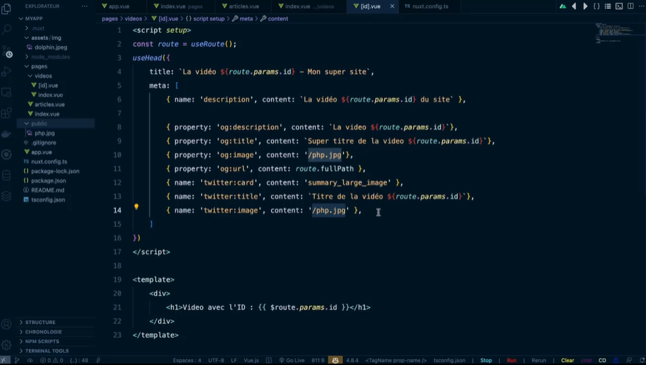 Formation Complète Nuxt JS 3 pour Débutants | Alphorm